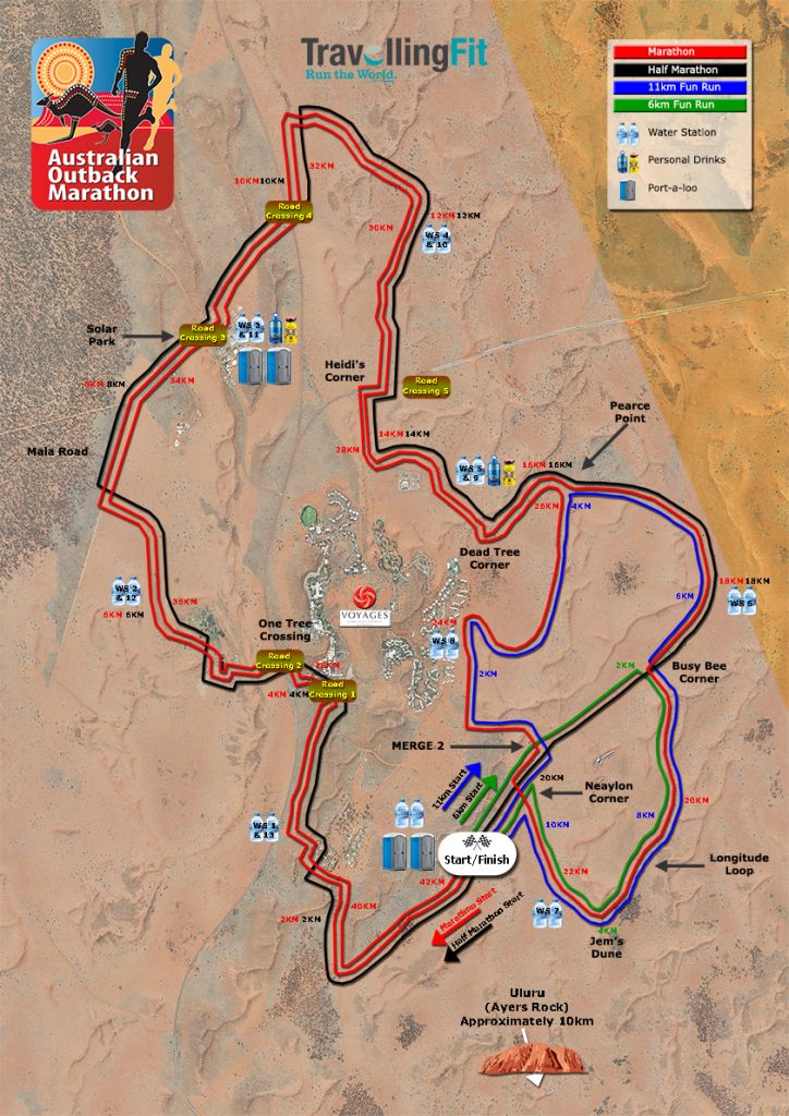 Course Maps – Australian Outback Marathon